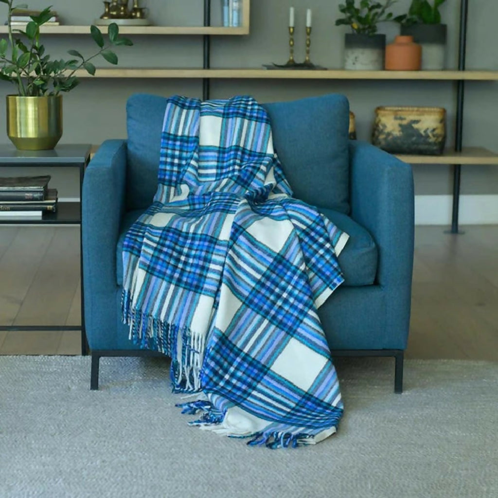Lusso Montreal Throw in Navy | Country Living Marketplace