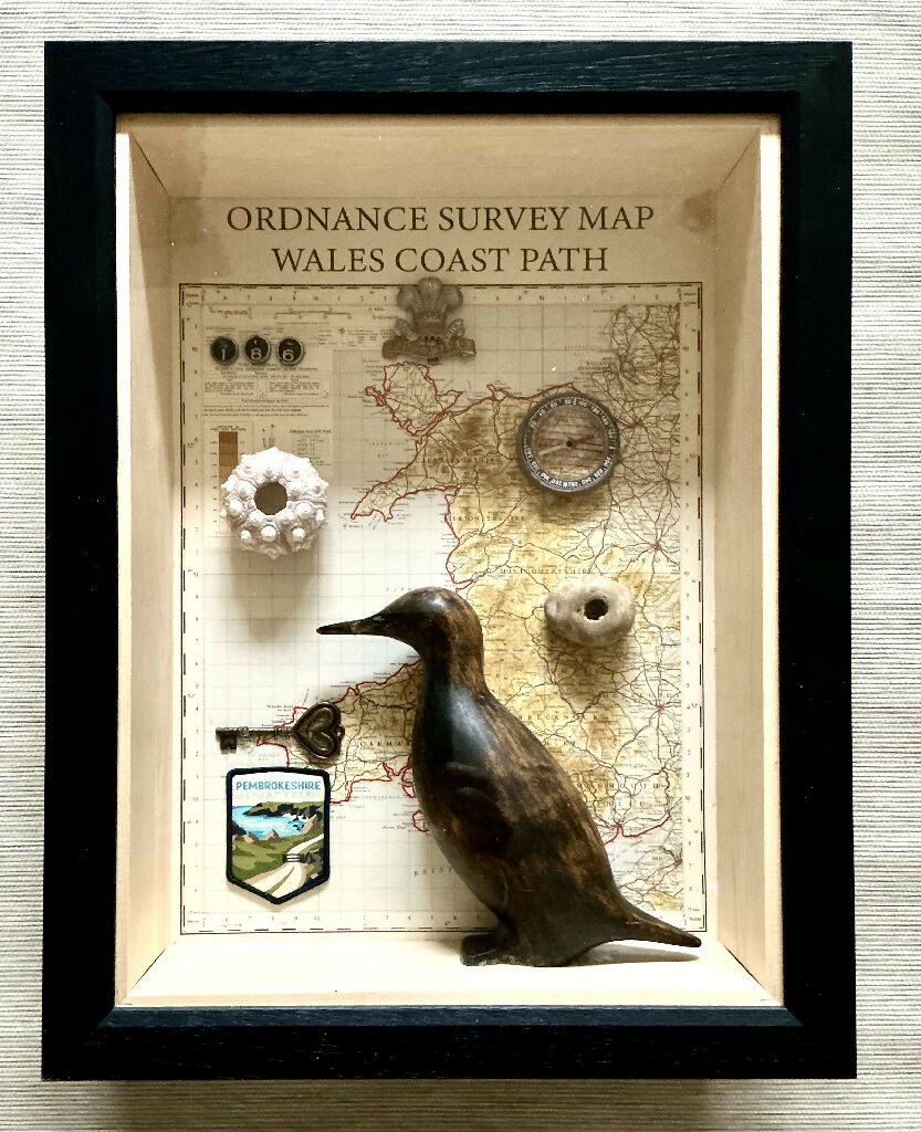 Shadow box of found object | Country Living Marketplace