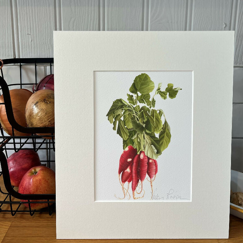 Red Mooli Print | Country Living Marketplace