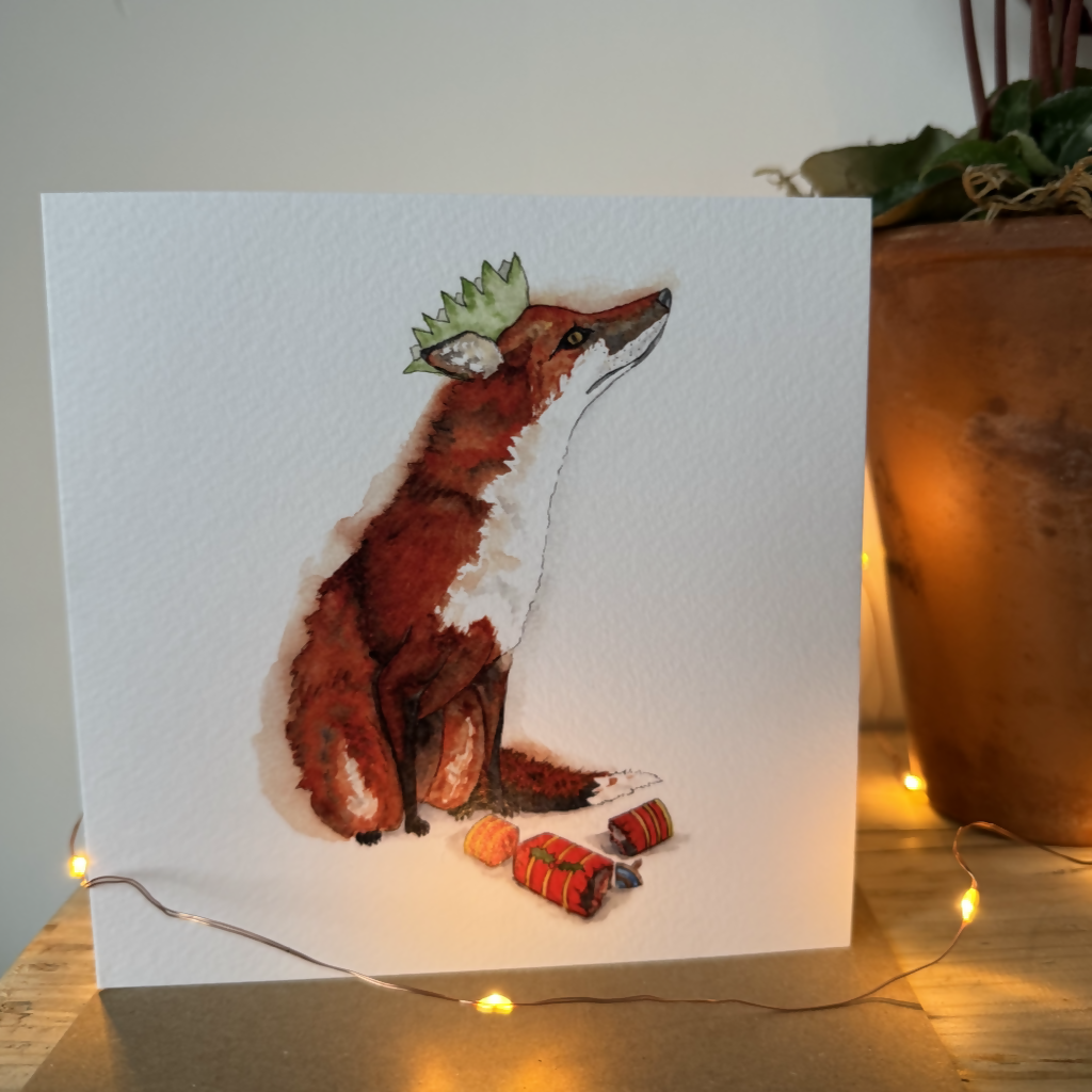 Fox Christmas Card | Country Living Marketplace