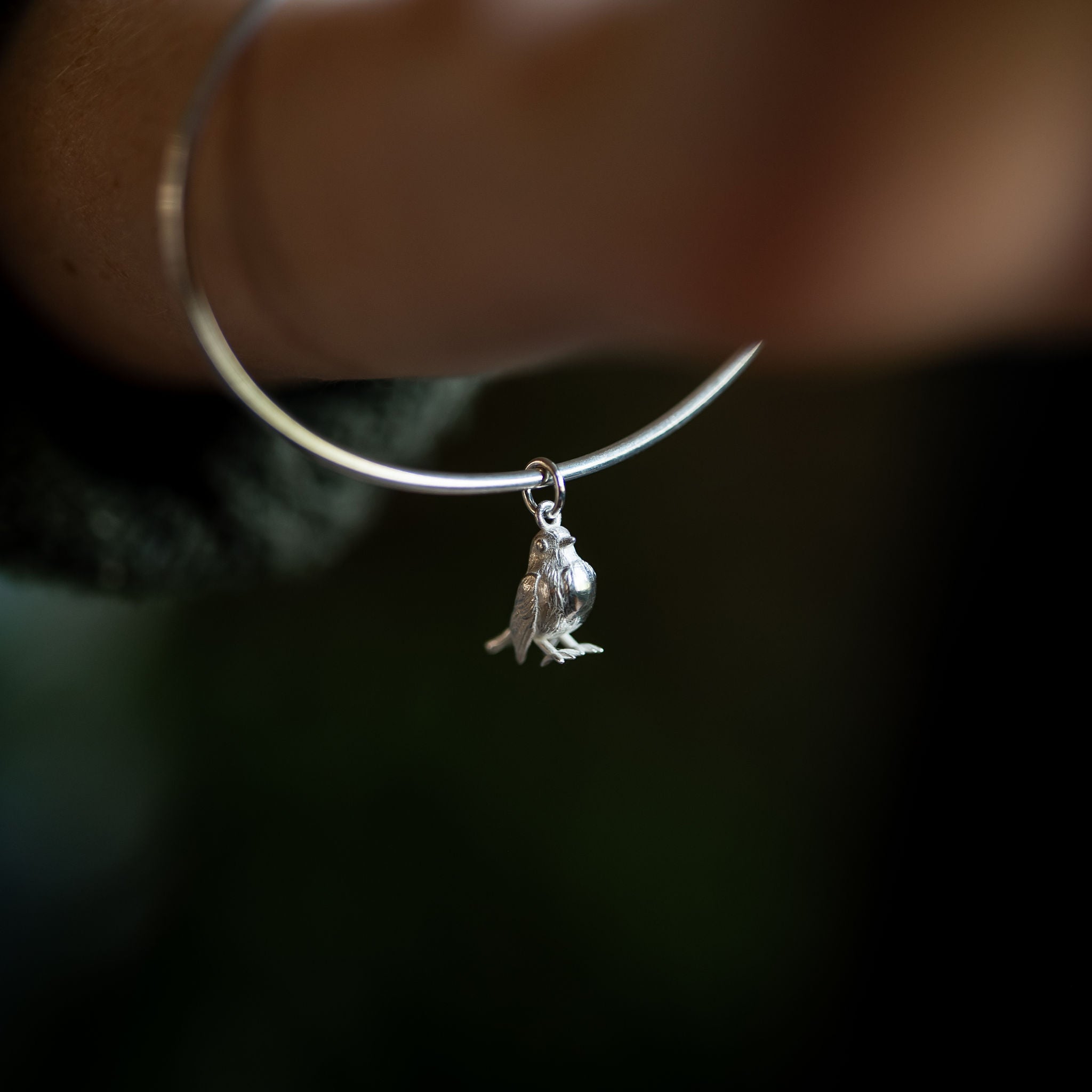 Cast & Found Robin Charm Bangle – Country Living Marketplace