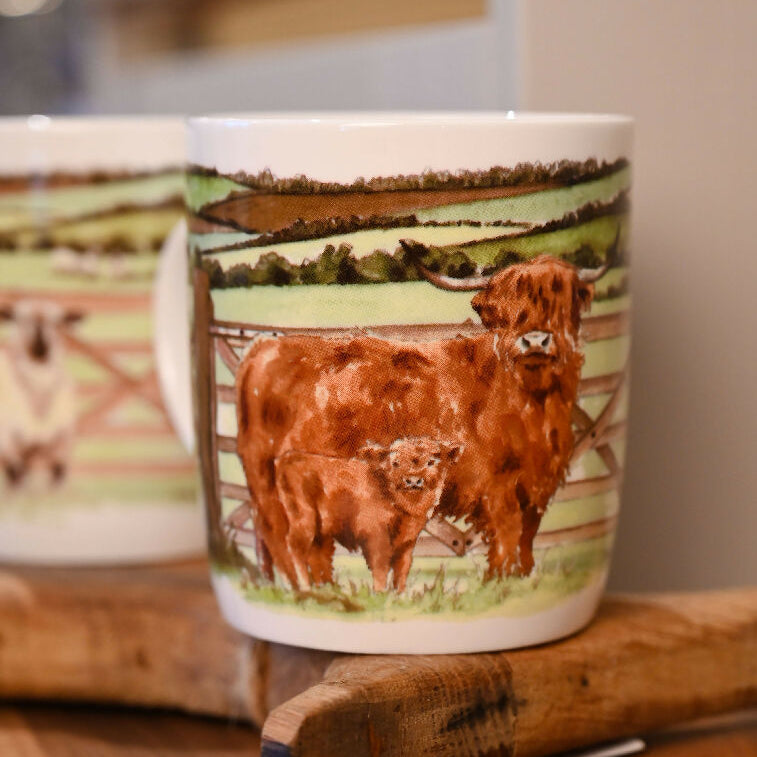 Glorious Grouse Highland Cow Mug – Country Living Marketplace