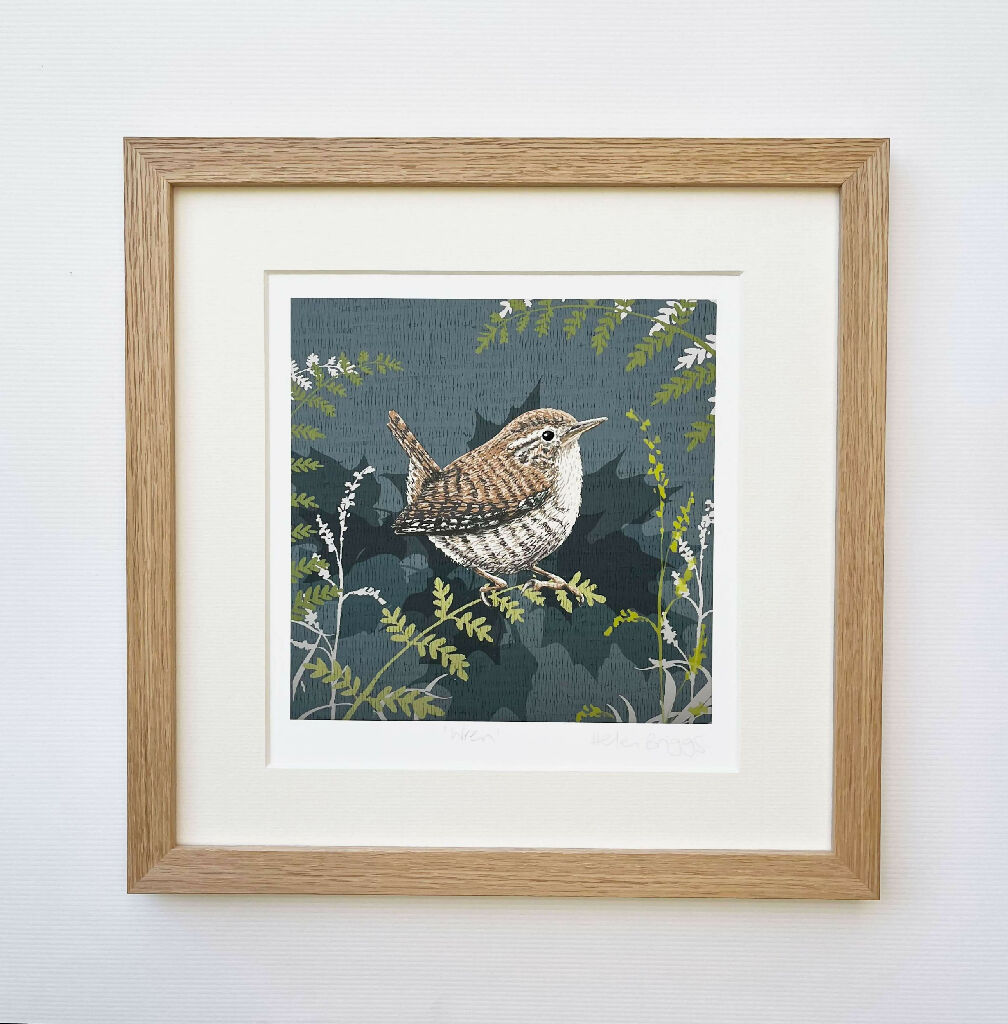 Navy Wren Giclee Print | Country Living Marketplace