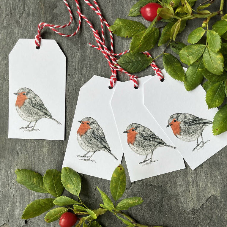 Traditional Robin Christmas Gift tags | The Country Living Marketplace