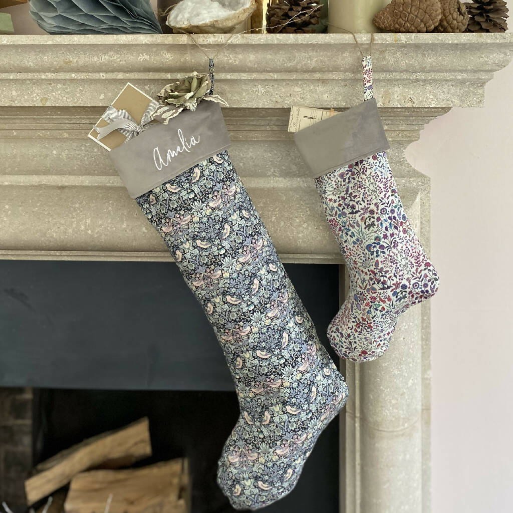 Liberty Print Christmas Stocking | Country Living Marketplace