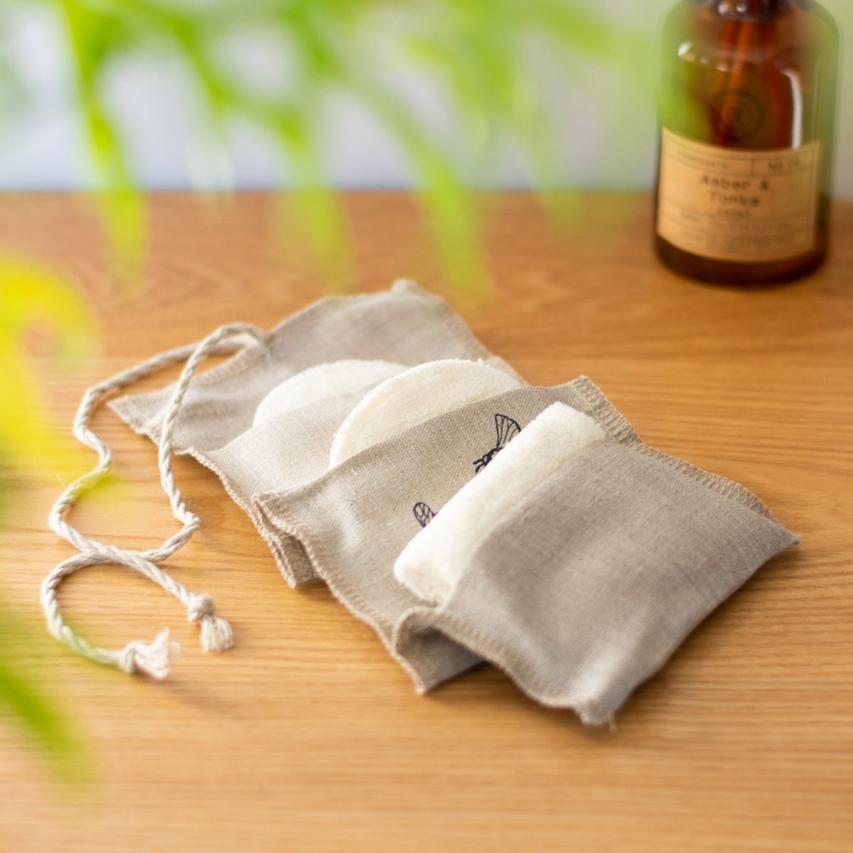 Reusable Bamboo Face Wipes Kit | Country Living Marketplace