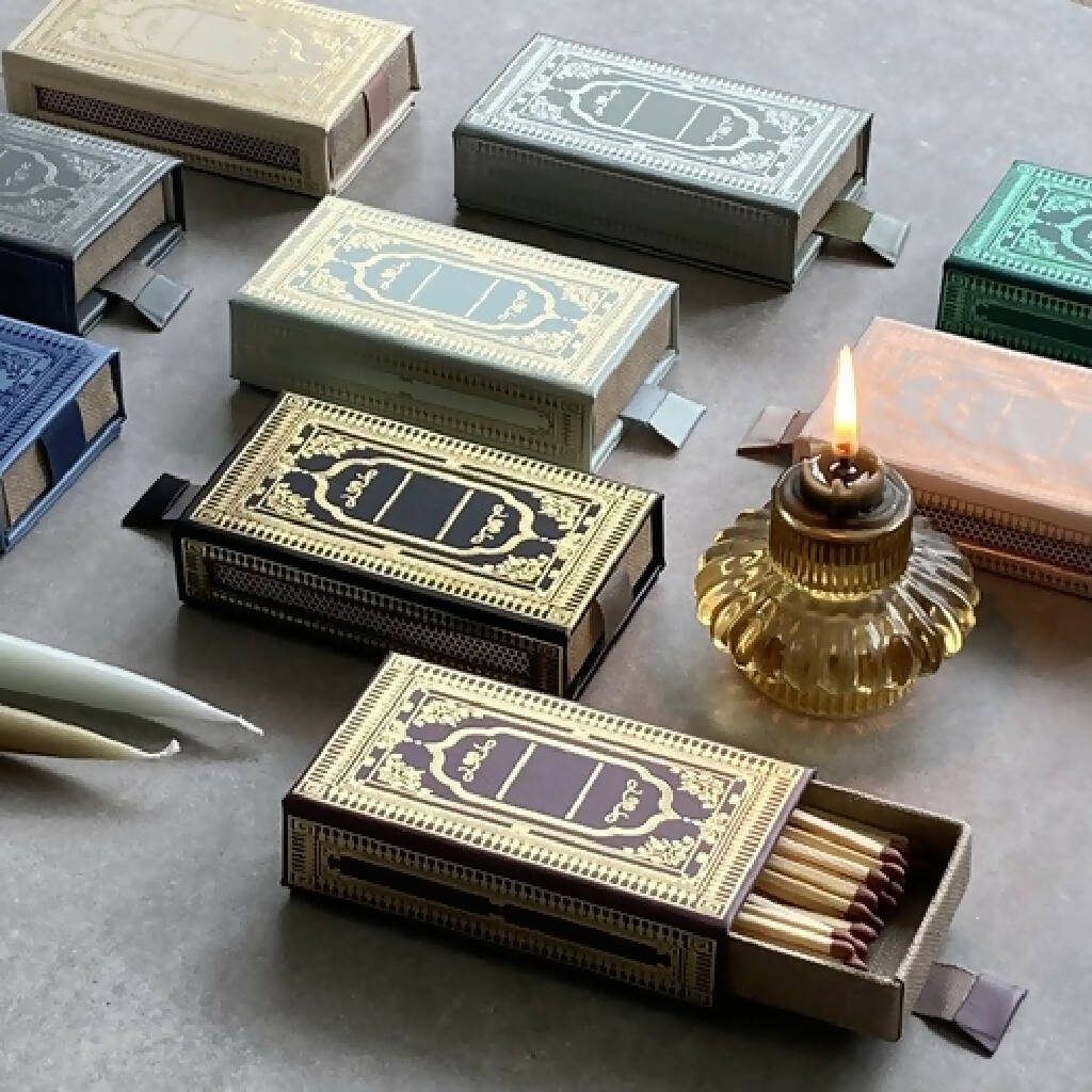 Recycled Leather Matchbox with Matches | Country Living Marketplace