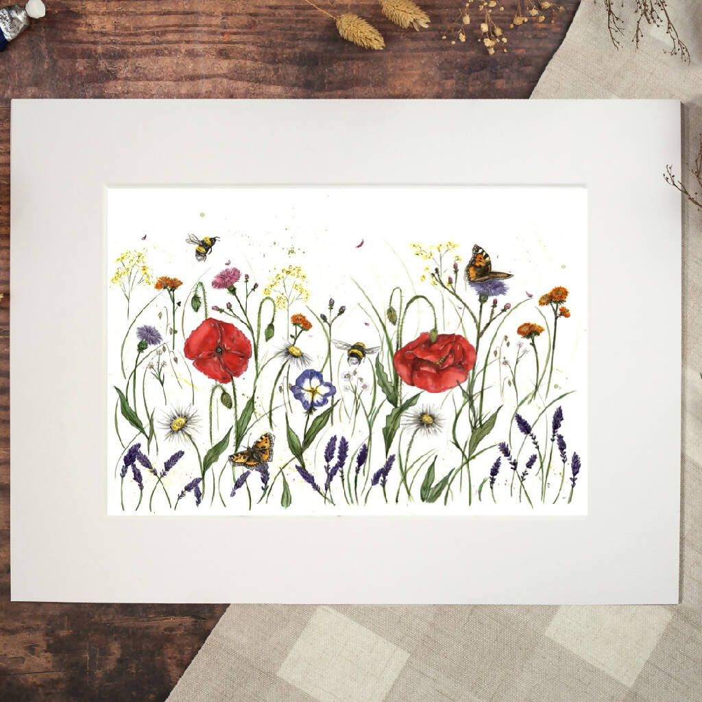 The Wildflower Meadow Print l Country Living Marketplace